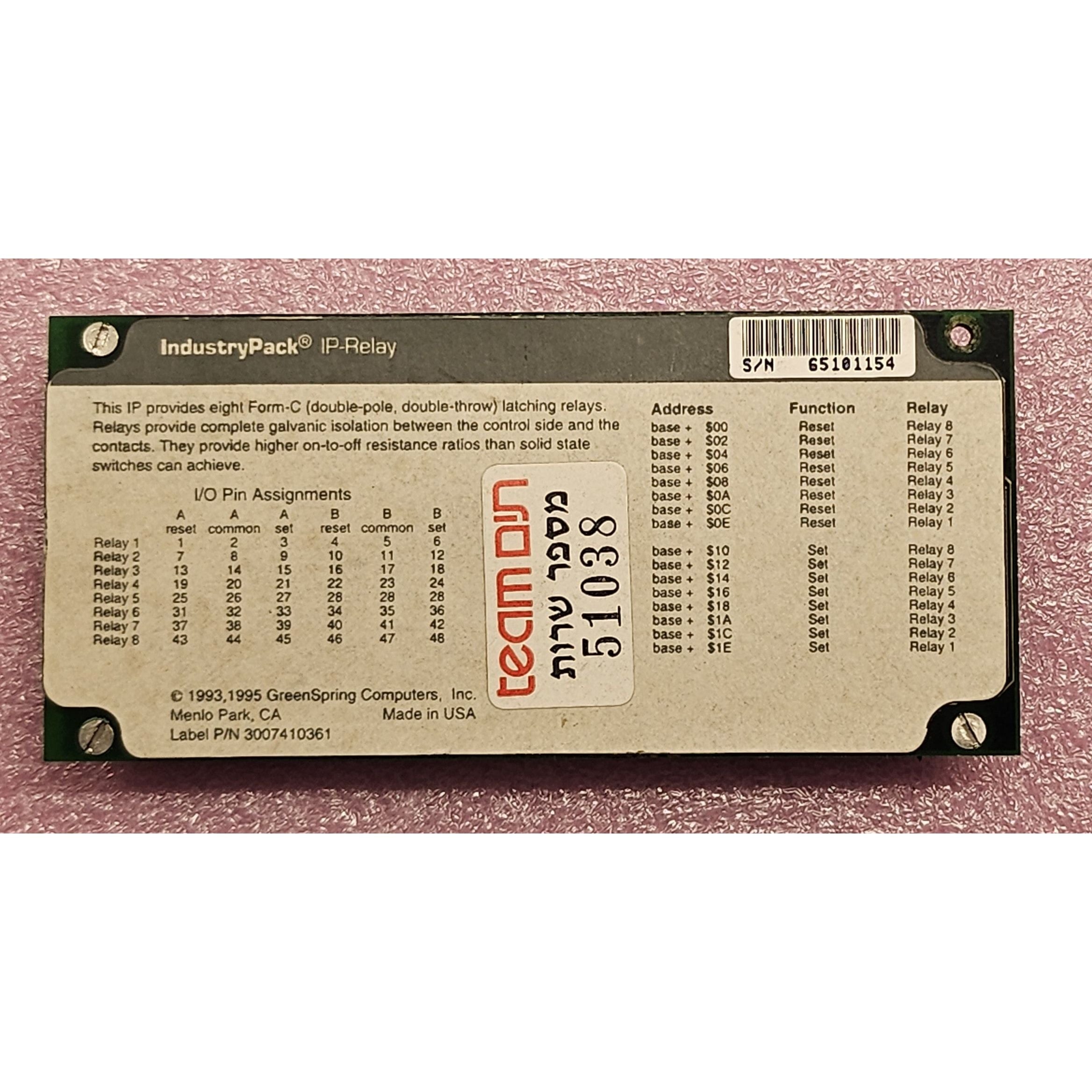IP RELAY | GREENSPRING - SBS